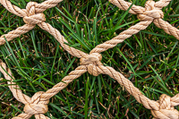 Knotted Decorative Nautical Netting & Rope for Deck Railing