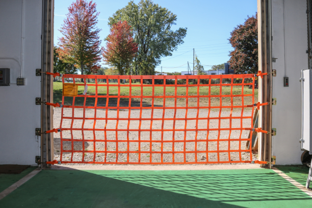 48" Tall Loading Dock Safety Net | Shop Custom Wall Mounted Safety Nets ...
